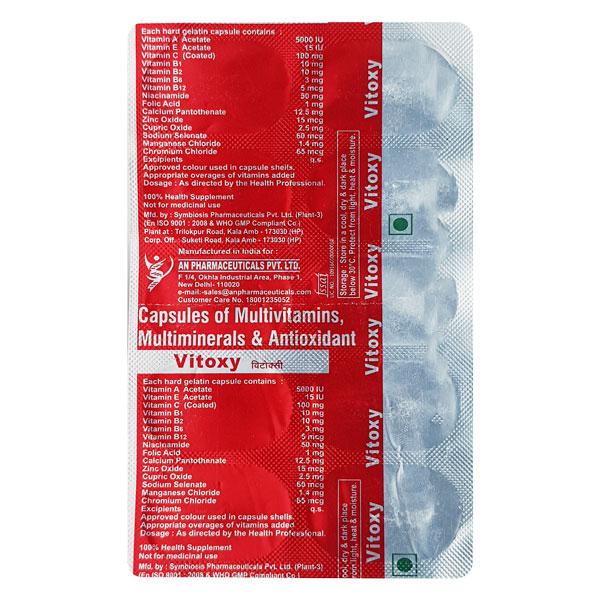 Buy VITOXY Capsule 10's Online at Upto 25% OFF | Netmeds