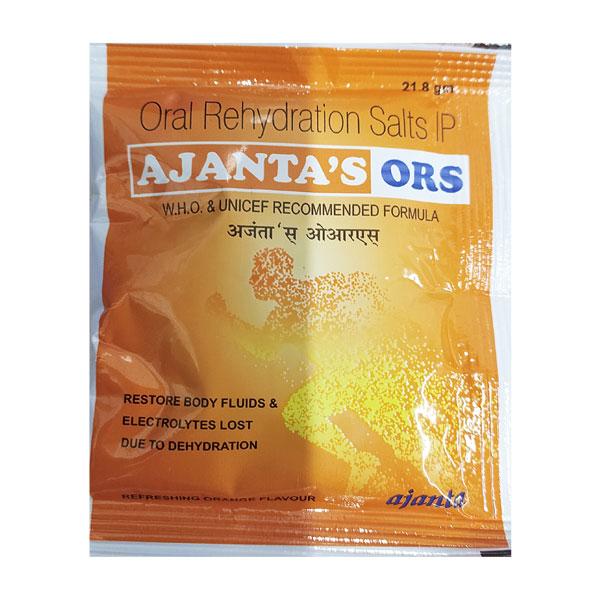 Buy ORS(AJANTA) REFRESHING ORANGE FLAVOUR Granules 21.8gm Online at ...