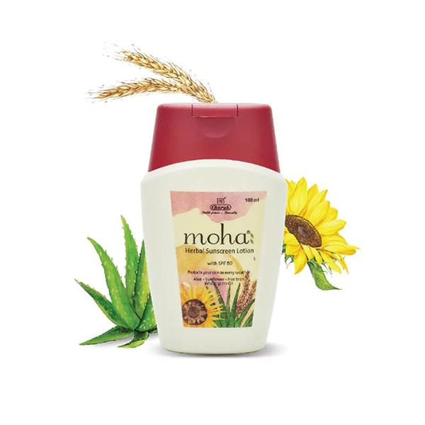 Moha Herbal Sunscreen Lotion 100 ml (Buy 1 Get 1 Free)
