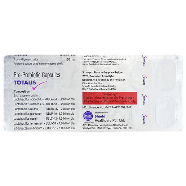 TOTALIS Capsule 14's : Price, Uses, Side Effects | Netmeds
