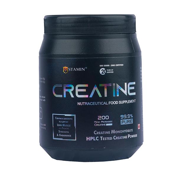 Stamin Creatine Monohydrate Powder - Unflavoured 300 gm Online at Best ...