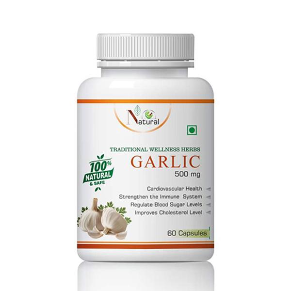 Natural Garlic 500 mg Capsule 60's