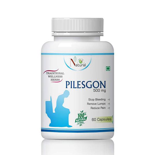 Natural Pilesgon 500 mg Capsule 60's