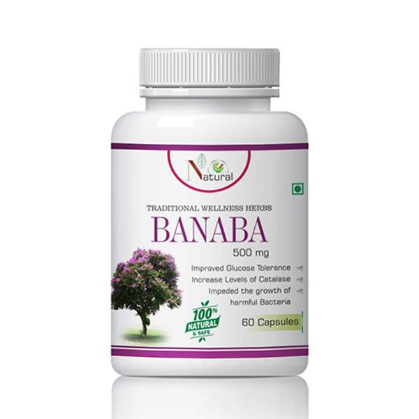 Natural Banaba 500 mg Capsule 60's
