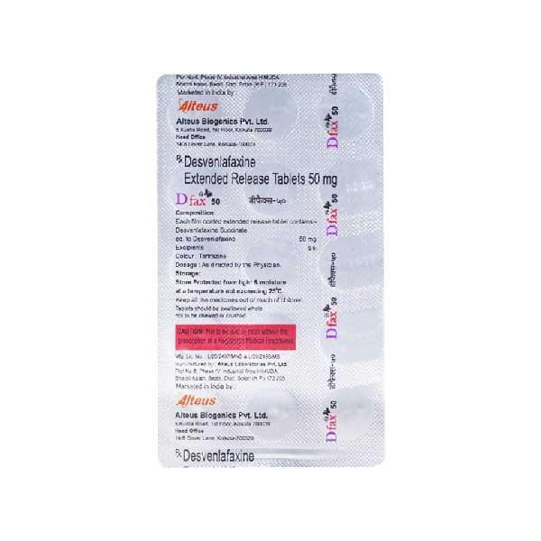 D FAX 50 Tablet 15's : Price, Uses, Side Effects | Netmeds