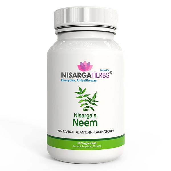NisargaHerbs Neem Veggie cap 60's