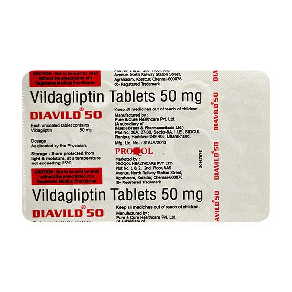 DIAVILD 50mg Tablet 15's : Price, Uses, Side Effects | Netmeds