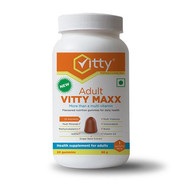 Adult Vitty Maxx Flavoured Nutrition Gummy 20's Online at Best Price ...