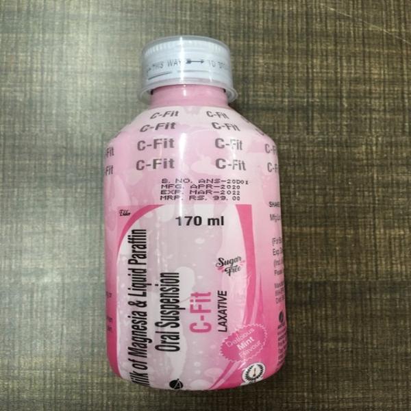 Buy C FIT SUGAR FREE DELICIOUS MINT FLAVOUR Suspension 170ml Online at ...