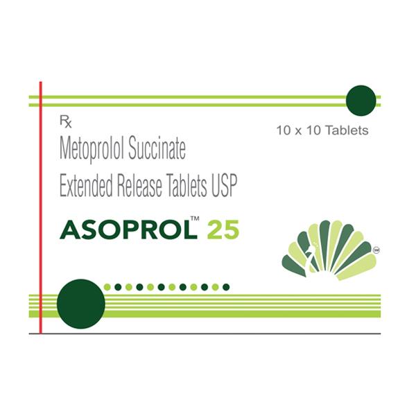 ASOPROL 25mg Tablet 10's - Buy Medicines online at Best Price from ...
