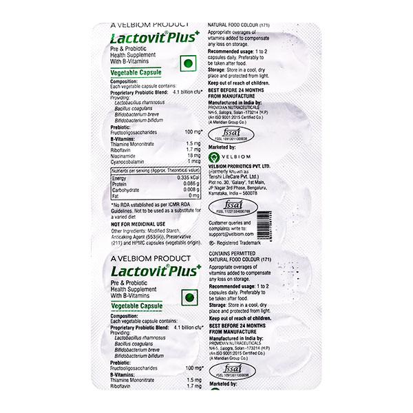 Buy LACTOVIT PLUS Capsule 10's Online - Price, Uses & Side Effects ...