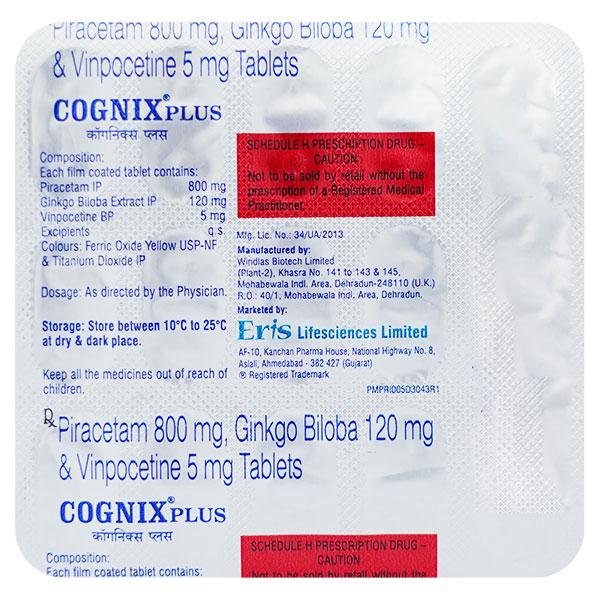 Buy COGNIX PLUS Tablet 15's Online at Upto 25% OFF | Netmeds