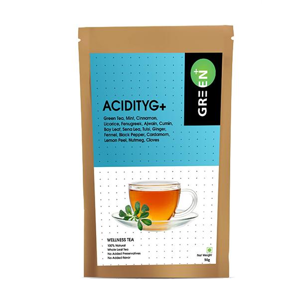 Green+ AcidityG+ Wellness Tea Leaves 50 gm