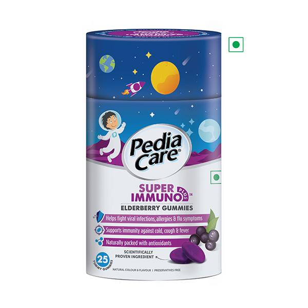 Buy PediaCare Super Immuno Plus Gummies - Elderberry 25's Online at ...