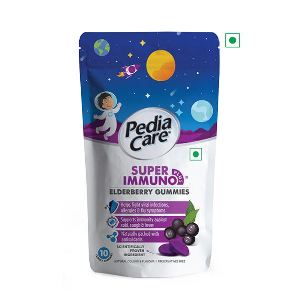 Buy PediaCare Super Immuno Plus Gummies - Elderberry 10's Online at ...