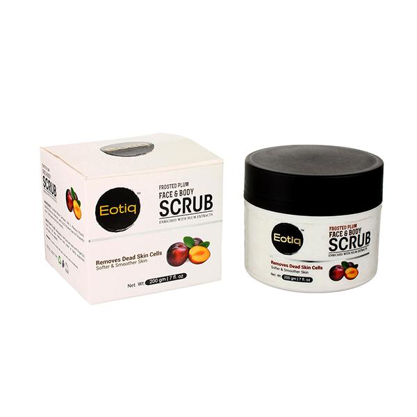 Eotiq Face & Body Scrub - Frosted Plum 200 gm