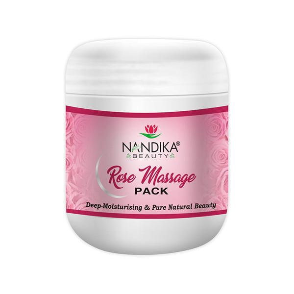 Nandika Beauty Face Massage Pack - Rose 500 gm