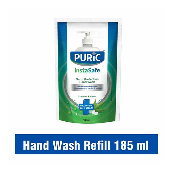 Buy Puric InstaSafe Germ Protection Hand Wash - Camphor & Neem (Refill ...