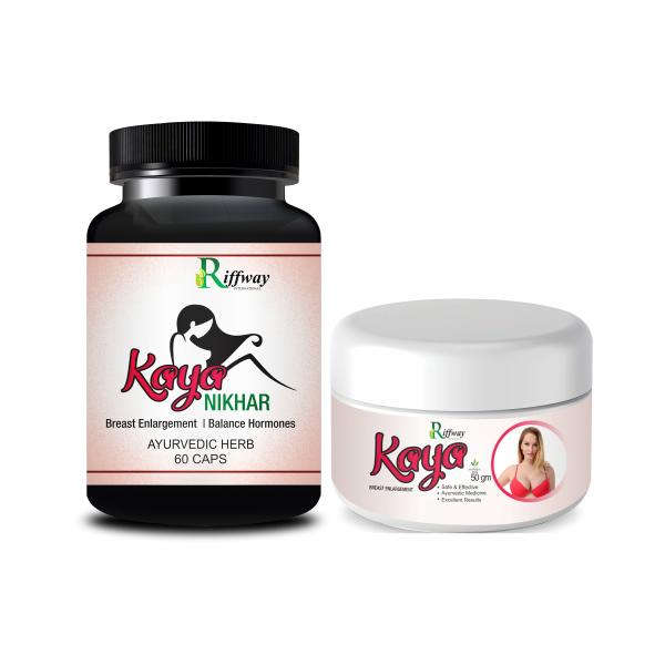 Riffway Kaya Nikhar Capsule 60's + Cream 50 gm