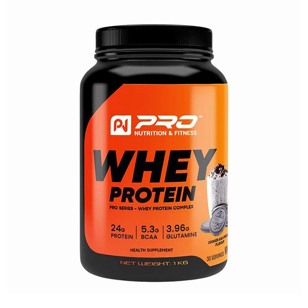 Pro Nutrition & Fitness Whey Protein - Cookies & Cream Flavour 1 kg ...