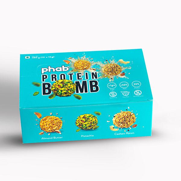 Phab Protein Bomb - Variety Pack (Pack of 12) 1's Online at Best Price ...
