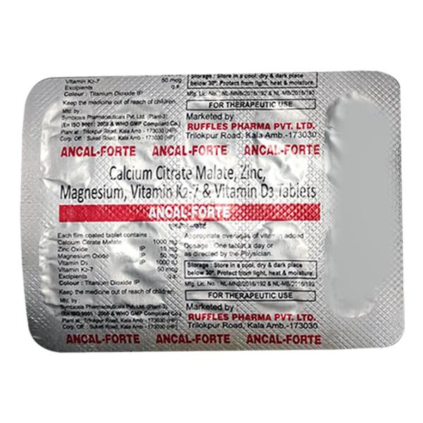 Buy ANCAL FORTE Tablet 10's Online at Upto 25% OFF | Netmeds
