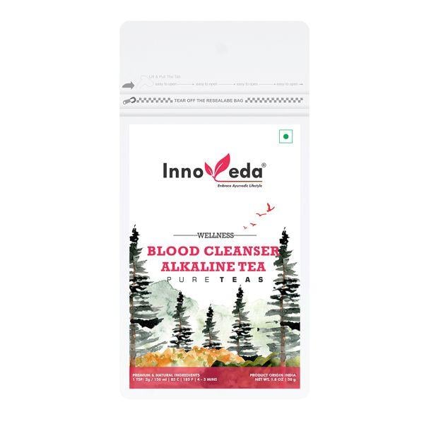 Buy Innoveda Blood Cleanser Alkaline Tea Whole tea leaves 50 gm Online at Discounted Price | Netmeds