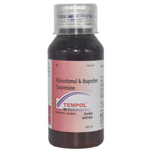 Buy TEMPOL Oral suspension 60ml Online at Upto 25% OFF | Netmeds