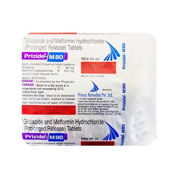 PRIZIDE M 80 Tablet 15's : Price, Uses, Side Effects | Netmeds