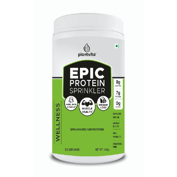 Buy Plantvita Epic Protein Sprinkler Powder 400 gm Online at Discounted ...