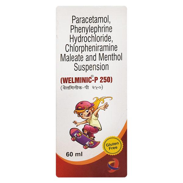 Buy WELMINIC P 250mg Suspension 60ml Online at Upto 25% OFF | Netmeds