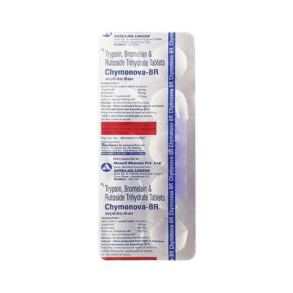 Buy CHYMONOVA BR Tablet 10's Online at Upto 25% OFF | Netmeds