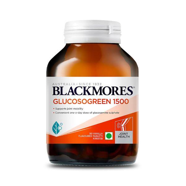 Buy Blackmores Glucosogreen 1500 mg Tablet - Vanilla Flavour 90's ...