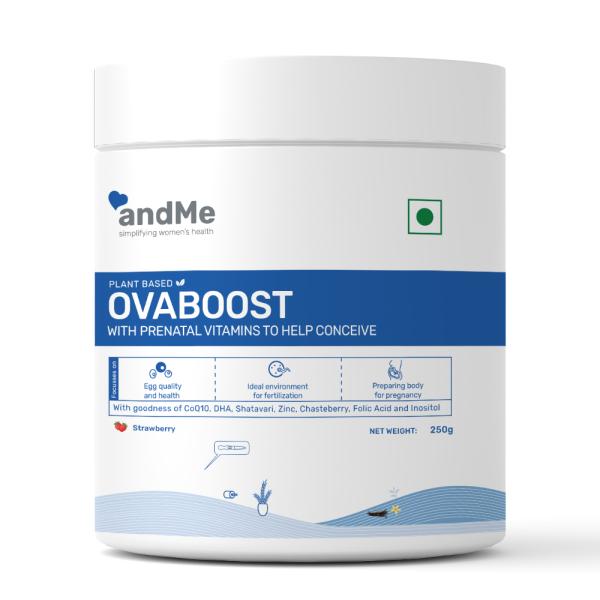 andMe Ovaboost Powder - Strawberry 250 gm