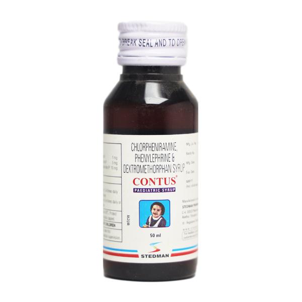 Buy CONTUS PAEDIATRIC Syrup 50ml Online at Upto 25% OFF | Netmeds