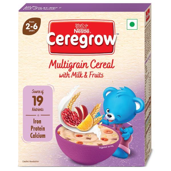 Nestle Ceregrow 2 - 6 years Multigrain Cereal with Milk & Fruits Powder ...