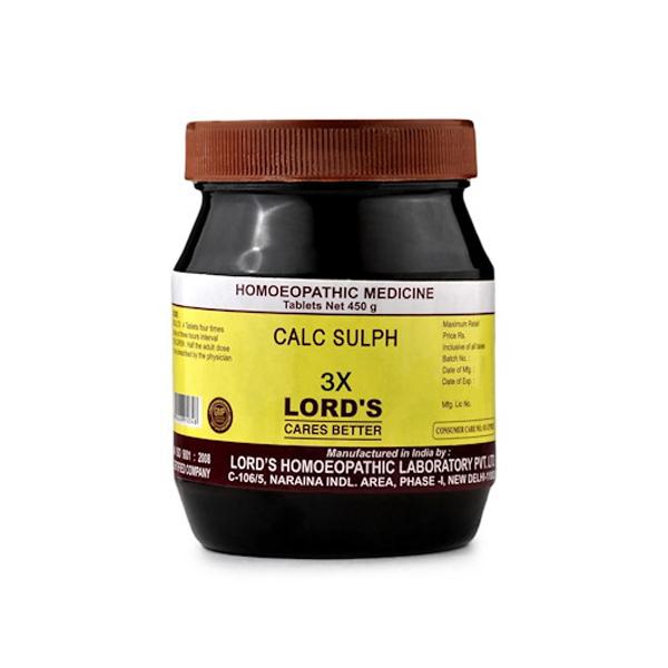 Buy Lord's Bio-Chemic Calc Sulph 3X Tablet 450 gm Online at Discounted ...