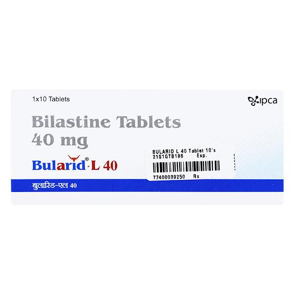 Buy BULARID L 40 Tablet 10's Online at Upto 25% OFF | Netmeds