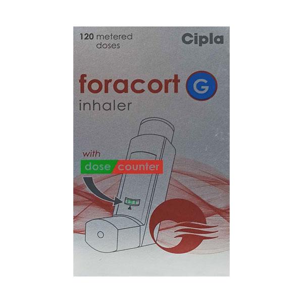 FORACORT G with Dose Counter 120MD Inhaler 7.2g Price, Uses, Side ...