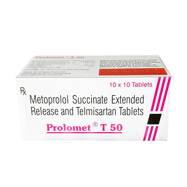 PROLOMET T 50 Tablet 10's : Price, Uses, Side Effects | Netmeds