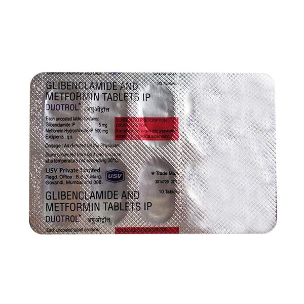 Duotrol Tablet 10'S : Price, Uses, Side Effects | Netmeds