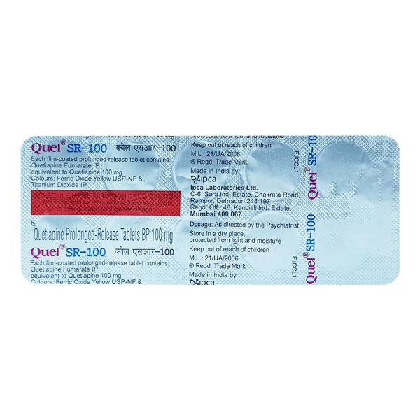 Quel SR 100mg Tablet 10'S Price, Uses, Side effects, Substitutes | Netmeds