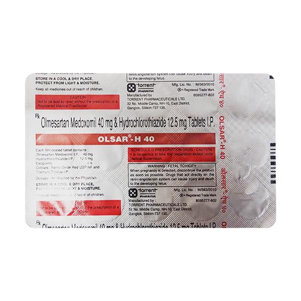 Buy OLSAR H 40 Tablet 15's Online | Netmeds