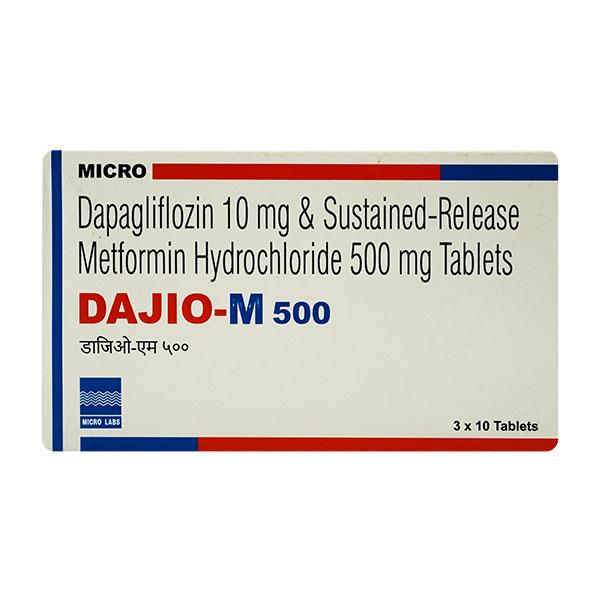 DAJIO M 500 Tablet 10's : Price, Uses, Side Effects | Netmeds