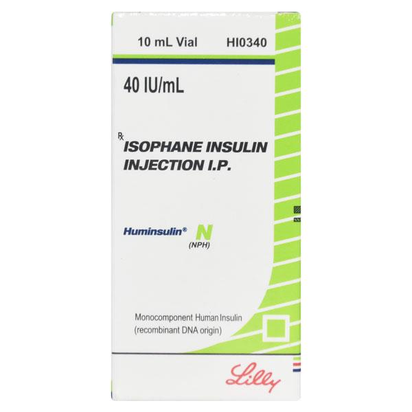 Buy Huminsulin N 40IU Injection 1X10ml Online at Upto 25% OFF | Netmeds