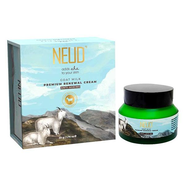Buy NEUD Goat Milk Premium Skin Renewal Cream for Men & Women (50g X 2 ...