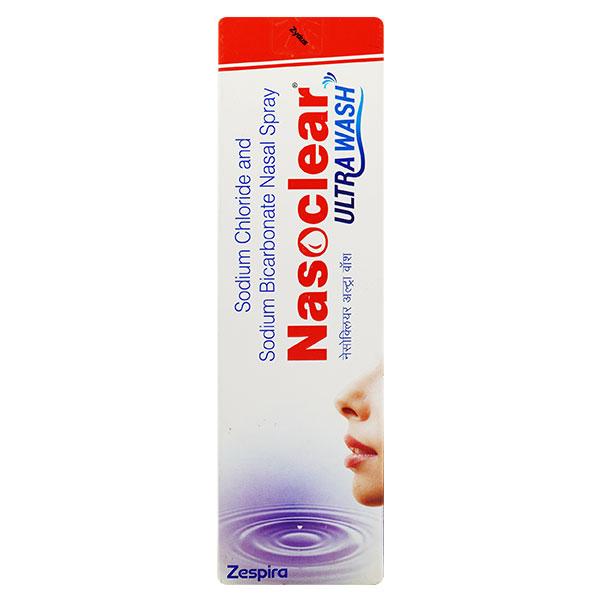 Buy NASOCLEAR ULTRA WASH Nasal Spray 100ml Online at Upto 25% OFF | Netmeds