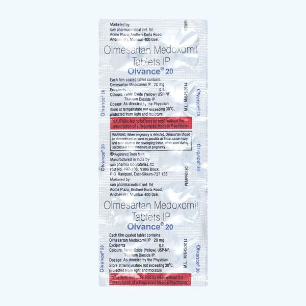 Olvance 20mg Tablet 10'S : Price, Uses, Side Effects | Netmeds
