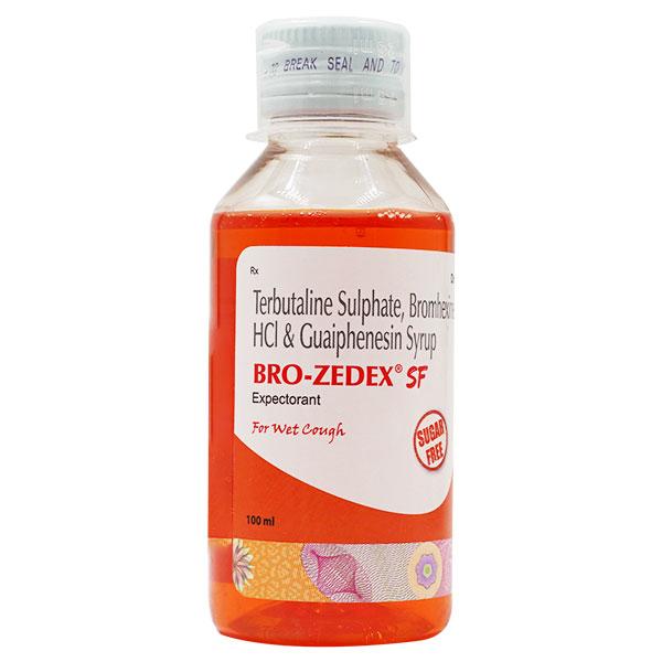 BRO Zedex SF Sugar Free Expectorant 100ml Price, Uses, Side effects ...