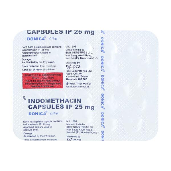 Buy Donica 25mg Capsule 10'S Online at Upto 25% OFF | Netmeds